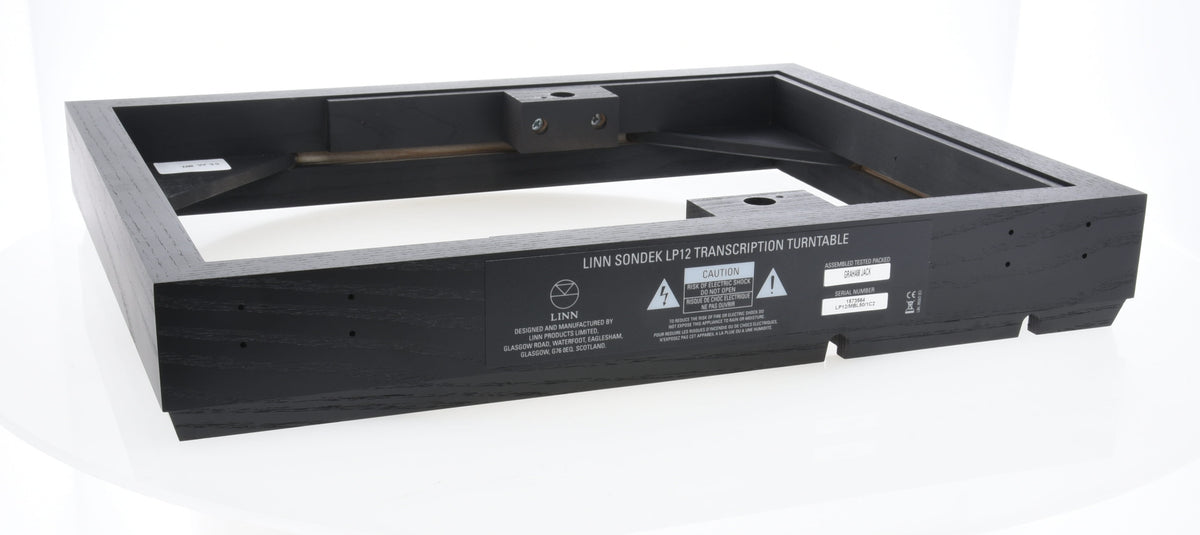 Linn LP12 Black Ash Plinth (2022) (Preowned, Ref 005909) – LP12 Bits