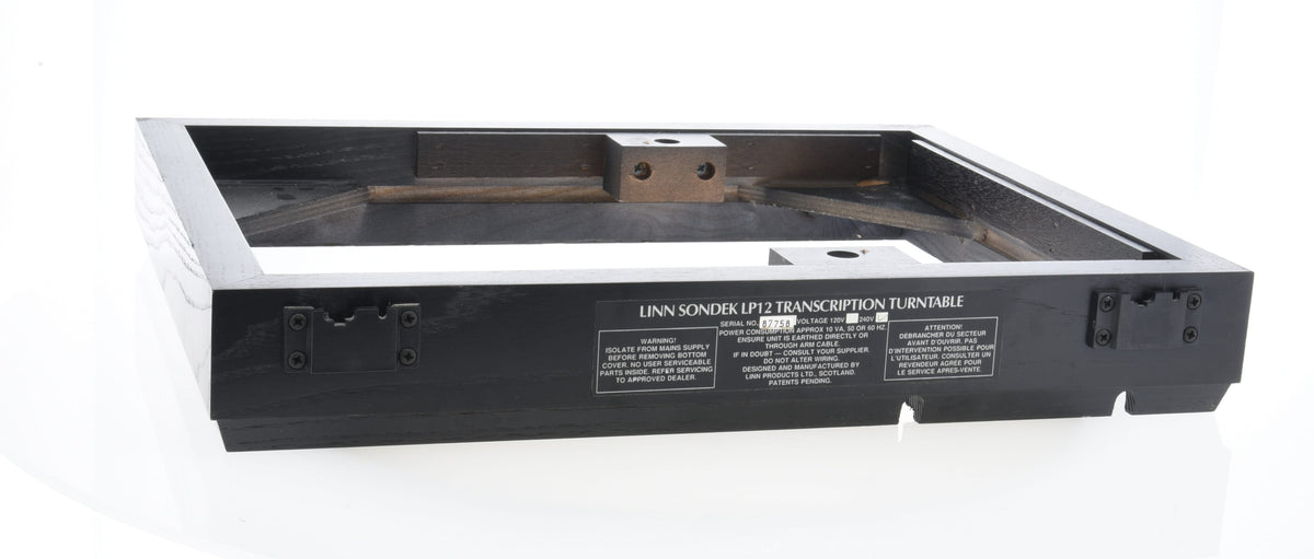 Linn LP12 Black Ash Plinth (Preowned, Ref 005509) – LP12 Bits