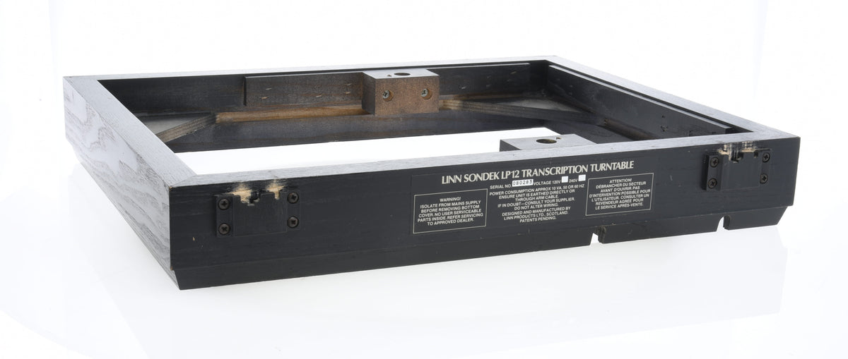 Linn LP12 Black Ash Plinth (Preowned, Ref 005183) – LP12 Bits