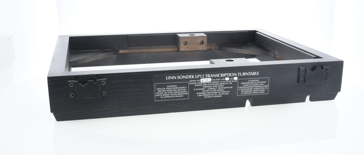 Linn LP12 Black Ash Plinth (Preowned, Ref 005329) – LP12 Bits