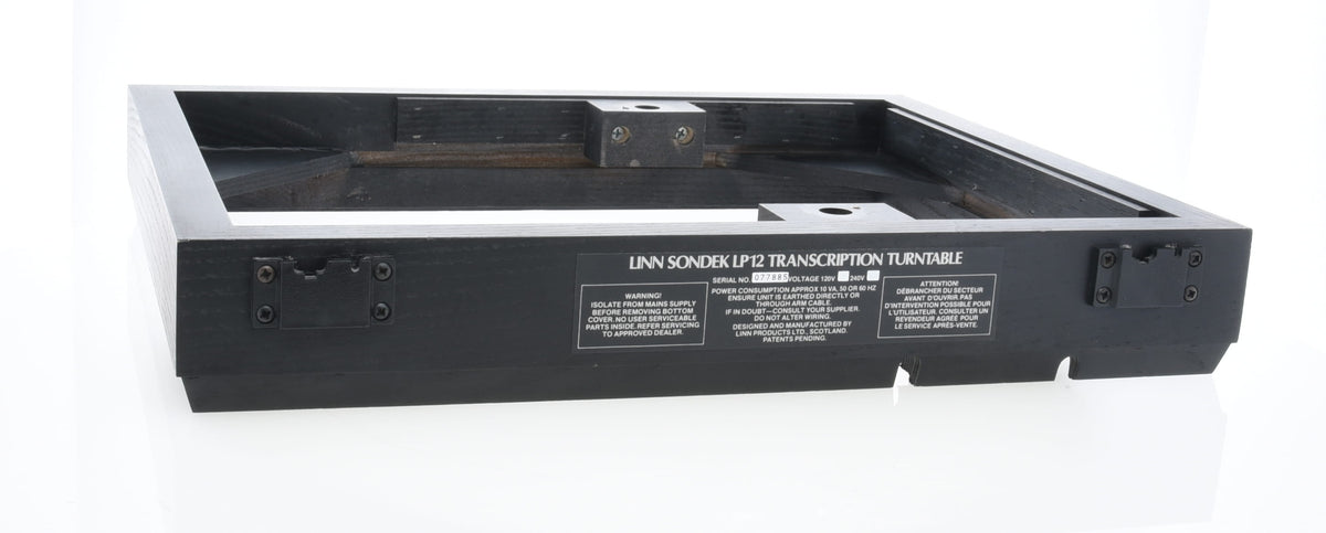 Linn LP12 Black Ash Plinth (Preowned, Ref 006875) – LP12 Bits