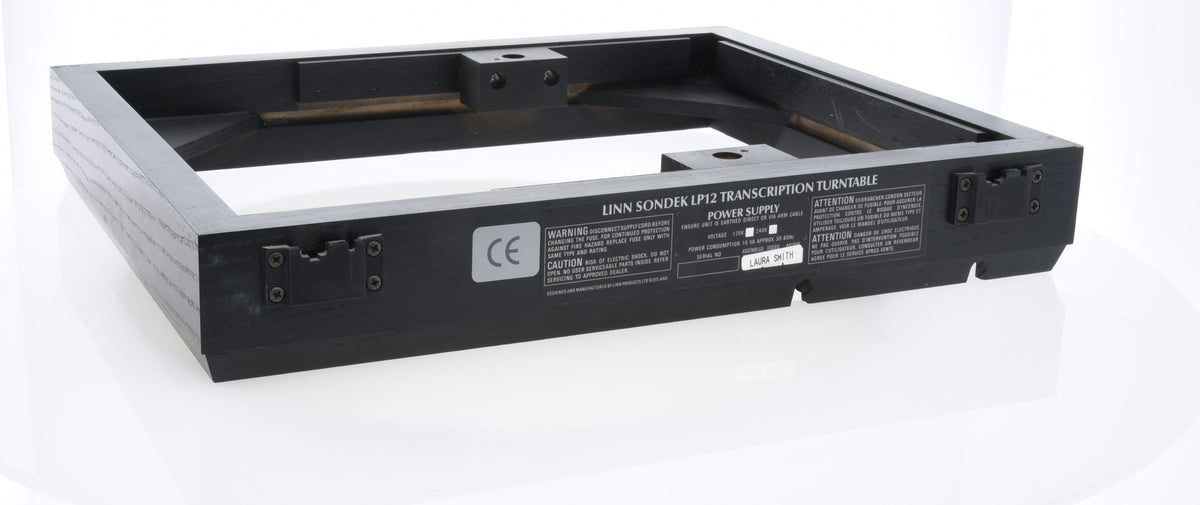 Linn LP12 Black Ash Plinth (Preowned, Ref 005132) – LP12 Bits