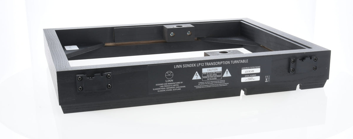 Linn LP12 Black Ash Plinth (2021) (Preowned, Ref 006938) – LP12 Bits