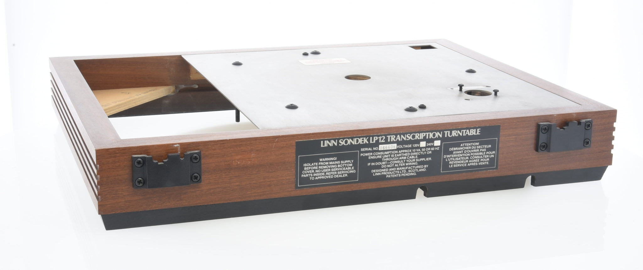 Linn LP12 Fluted Plinth & Top Plate (Preowned, Ref 005314) – LP12 Bits