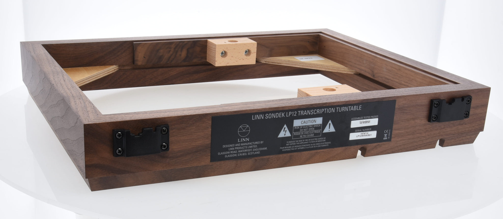 Linn LP12 Walnut Plinth (2022) (Preowned, Ref 005470) – LP12 Bits