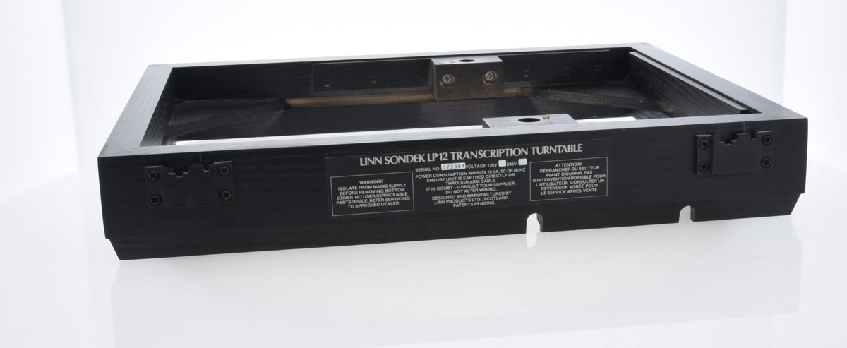 Linn LP12 Black Ash Plinth (Preowned, Ref 006337) – LP12 Bits