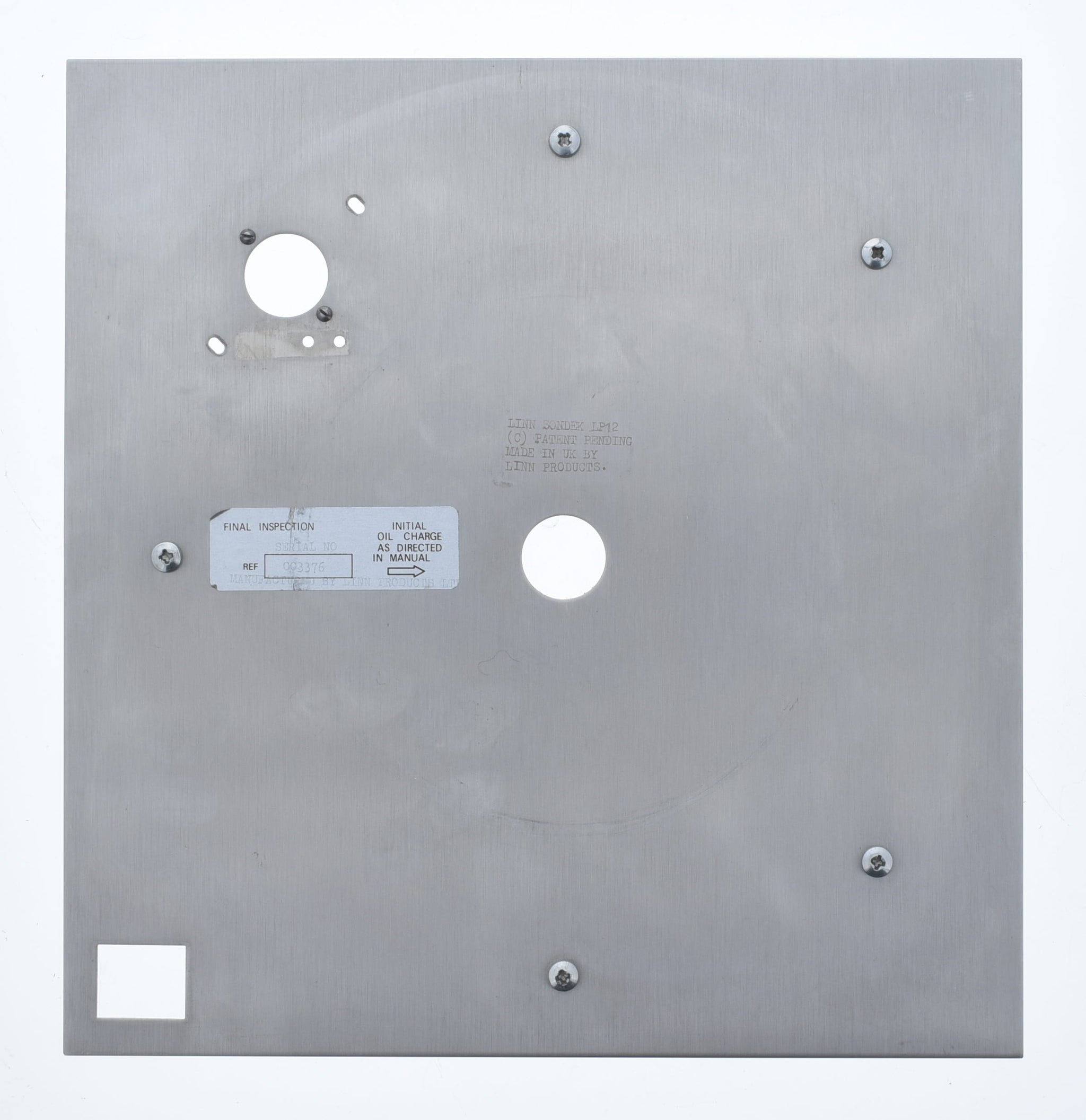 Top-Plates – LP12 Bits