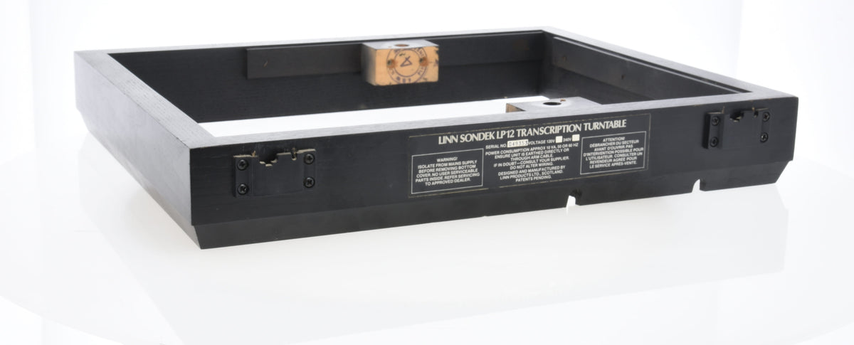 Linn LP12 Black Ash Plinth (Preowned, Ref 005821) – LP12 Bits