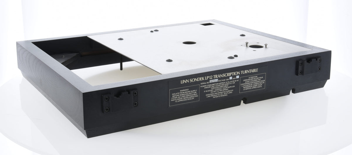 Linn LP12 Black Ash Plinth & Top Plate (Preowned, Ref 004723) – LP12 Bits