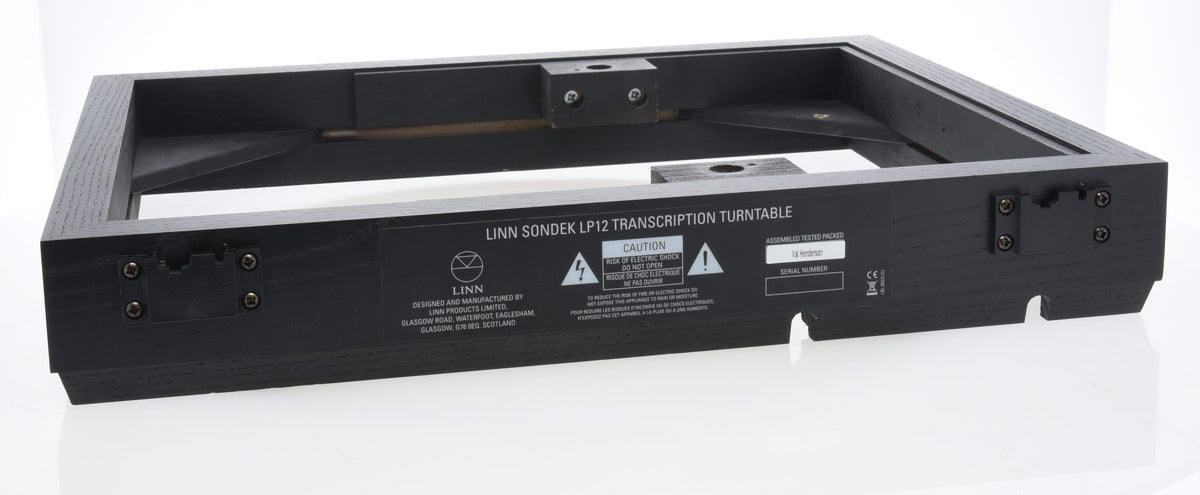 Linn LP12 Black Ash Plinth (2020) (Preowned, Ref 006432) – LP12 Bits