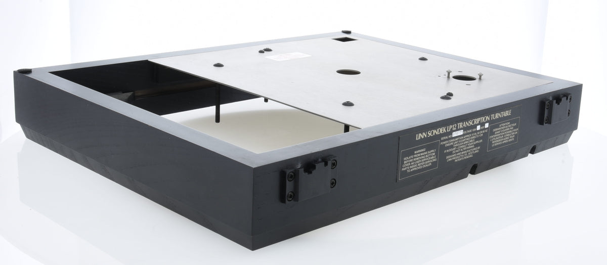 Linn LP12 Black Ash Plinth & Top Plate (Preowned, Ref 004399) – LP12 Bits