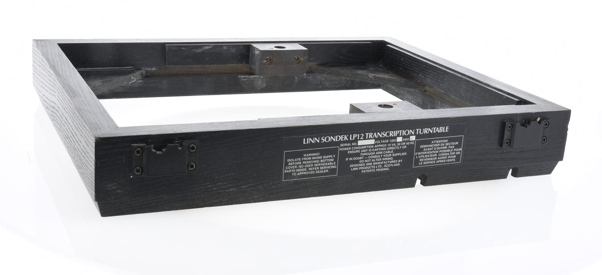 Linn LP12 Black Ash Plinth (Preowned, Ref 004452) – LP12 Bits